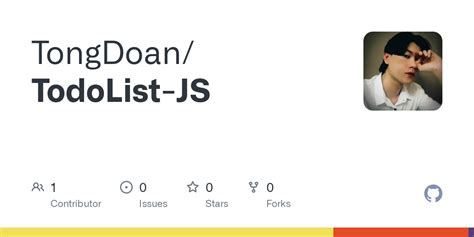 GitHub TongDoan TodoList JS