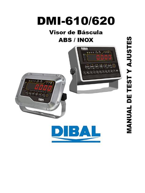 Dibal Dmi 610 620 Pdf