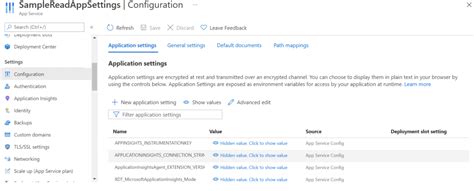 Read Azure App Settings From Net CodeGuru