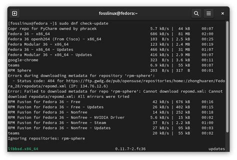 How To Update Fedora By Gui And Command Line Ways Foss Linux