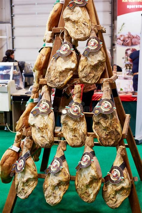 Sofia Bulgaria November 14 2024 Jamon Legs On Exhibition Editorial Photography Image Of
