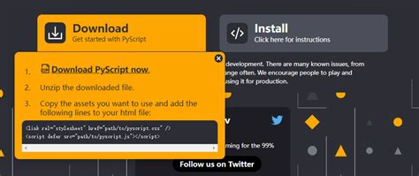 推荐一款新框架pyscript：在 Html 嵌入 Python 代码！ 狂师 博客园