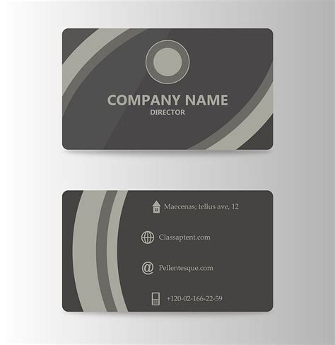 현대 명함 인쇄 템플릿 추세 벡터 Eps Ai Uidownload