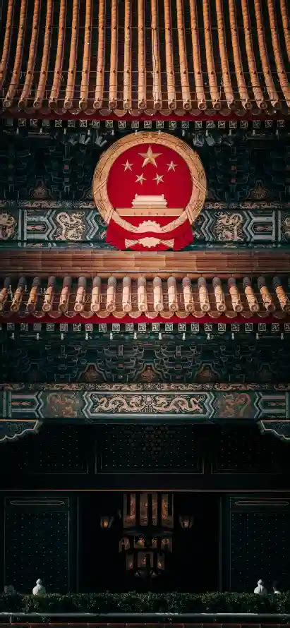 中国国旗手机壁纸｜五星红色背景图片 国家象征「哲风壁纸」