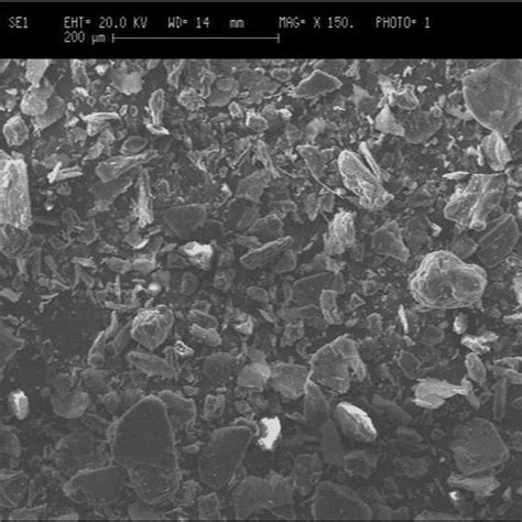 SEM Of Graphite Particles Download Scientific Diagram