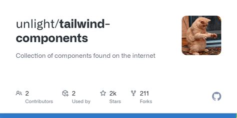 Github Unlight Tailwind Components Collection Of Components Found On The Internet