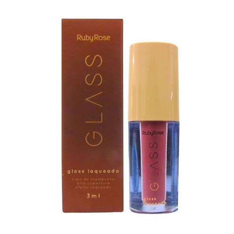 Gloss Laqueado Ruby Rose Glass 3ml Shopee Brasil