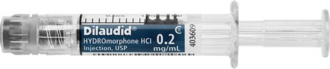 Dilaudid® Injection Usp Simplist® Prefilled Syringes
