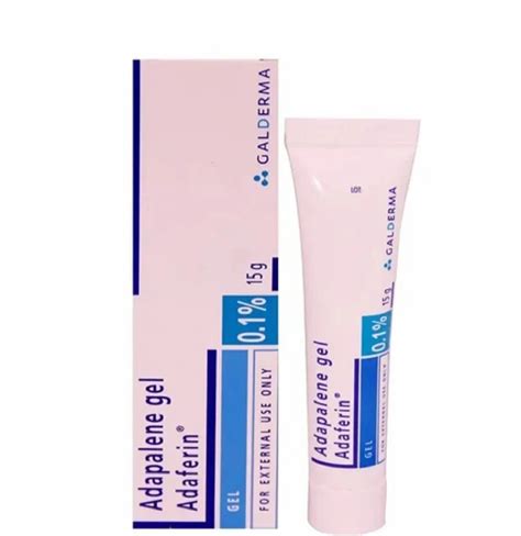 Galderma Finished Product Adaferin 01 Gel Packaging Size 1 Tube In