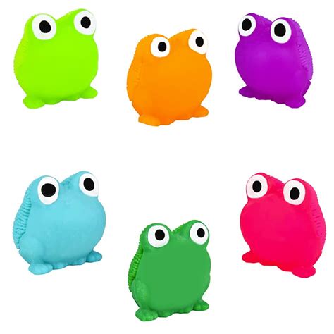 6 Squishy Passover Mini Puffer Frogs 175 Passover
