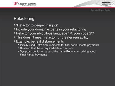 PPT Domain Driven Design PowerPoint Presentation Free Download ID