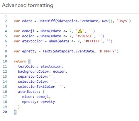 Dashboards That Pop Dynamic Date Alerts Esri Community
