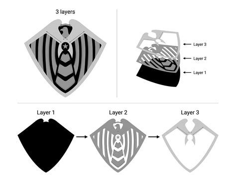 Soldier Boy Shield Print Ready Pdf Template W Guides The Boys