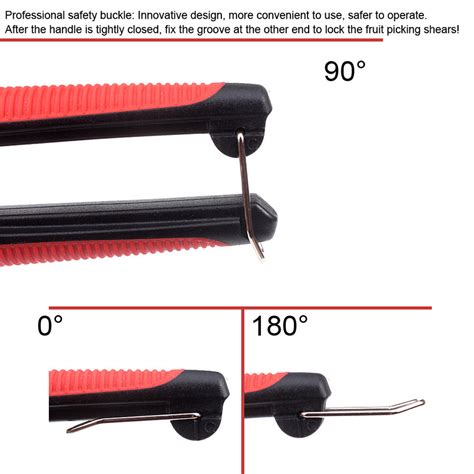 Badu Bg Ножици за подрязване заострени градински ножици Берачи на плодове и зеленчуци ножици