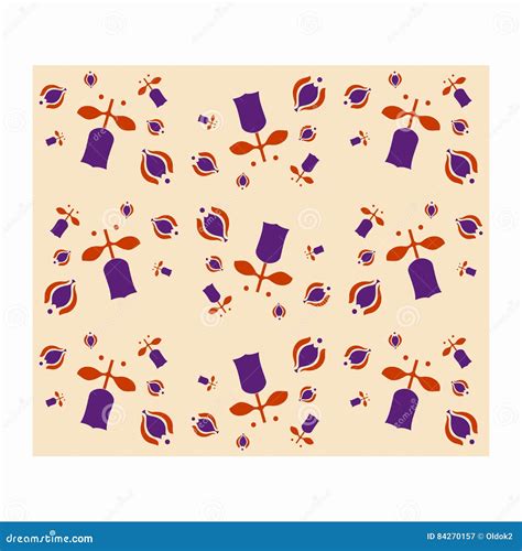 Seamless Pattern Stock Vector Illustration Of Simple 84270157