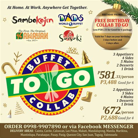 Buffet At Home At Work Anywhere Get Dads World Buffet Facebook