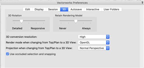 Quickest Way To Switch To OpenGL Perspective View General Discussion Vectorworks Community Board