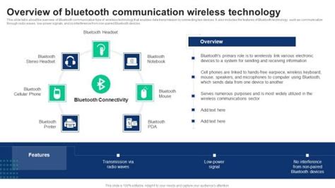Bluetooth Technology Communication Powerpoint Templates Slides And