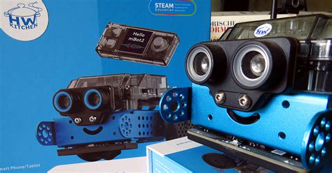 Výukový Robot Mbot2 Ultrasonic Bastlírna Hwkitchen