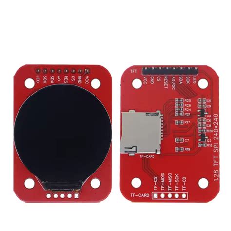 Tft Spi Interface Lcd Module 128 Inch Round Display Rgb 240x240
