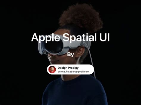 Apple Spatial UI Design On Behance