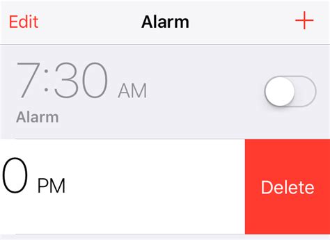 New In Ios 9 Swipe To Delete Clocks And Alarms In The Clock App