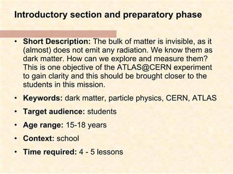 Atlas Cern Exploring The Invisible PPT