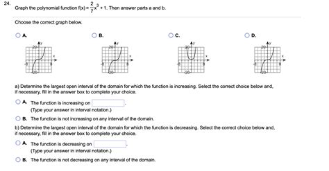 solved graph the polynomial function f x 72x3 1 then