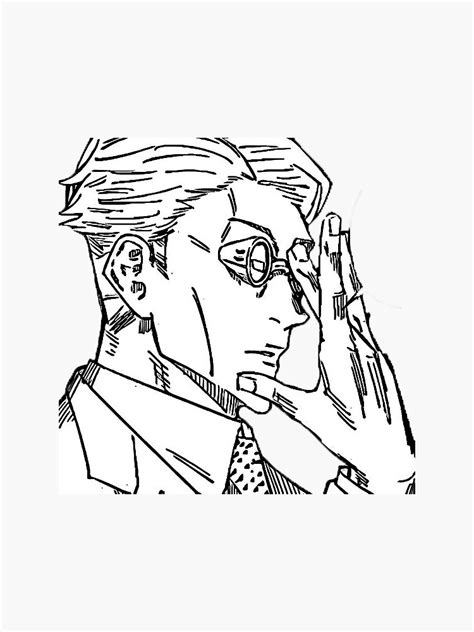 Jjk Manga Nanami Sticker For Sale By Sidneytic Redbubble