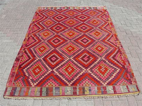 6x9 Kilim Vintage Rug Turkish Area Bedroom Kitchen Rug Hallway Rug