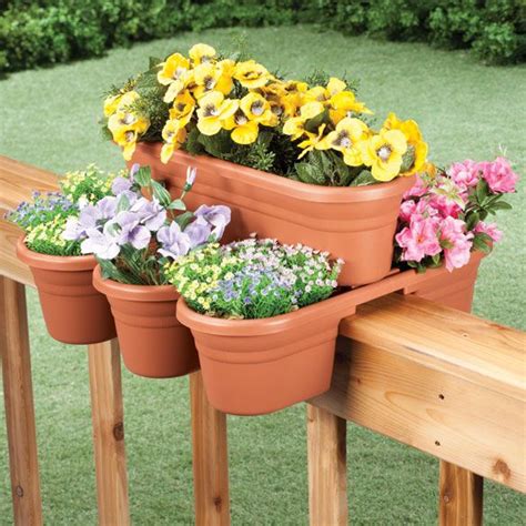 Rail Planter Only 999 Deck Railing Planters Planters Deck Planters