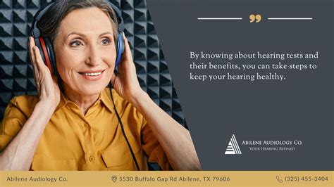 What Are The Types Of Hearing Tests Abilene Audiology Co