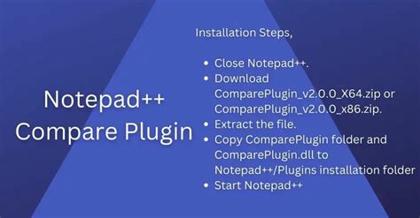 notepad compare plugin download install and how to use techtown