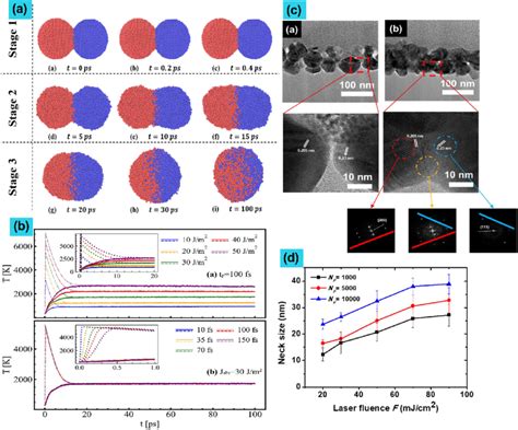 A Visualization Of Femtosecond Laser Sintering Process Of Two Al Nps