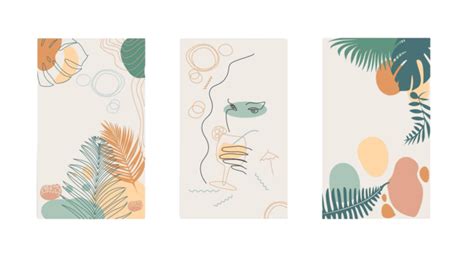 A Set Of Abstract Vector Posters Vertical Vector Fabric Vector Vertical Vector Fabric Png And