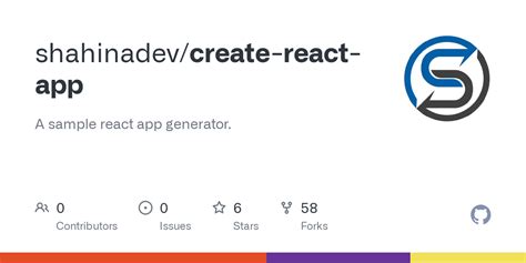Github Shahinadevcreate React App A Sample React App Generator