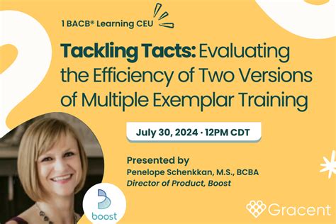 Tackling Tacts Evaluating The Efficiency Of Two Versions Of Multiple Exemplar Training View