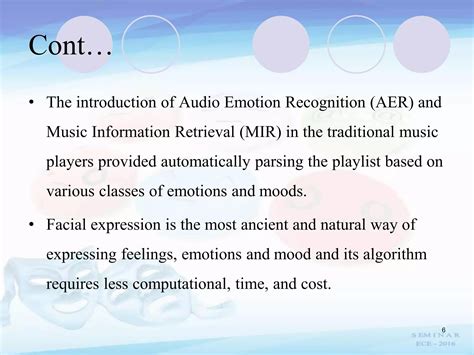 Emotion Based Music Player Pptx Digital Audio Computer Software