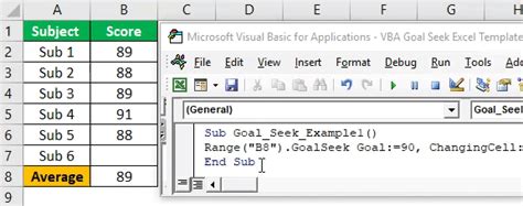 VBA Goal Seek How To Use Goal Seek To Find Value In Excel VBA