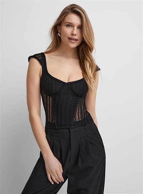 Bustier And Corset Tops For Women Simons Canada