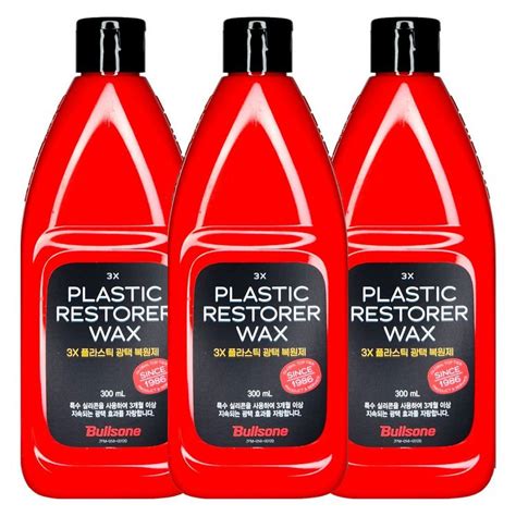 불스원 3x 플라스틱 광택 복원제 300ml X 3개 홈플러스 택배배송