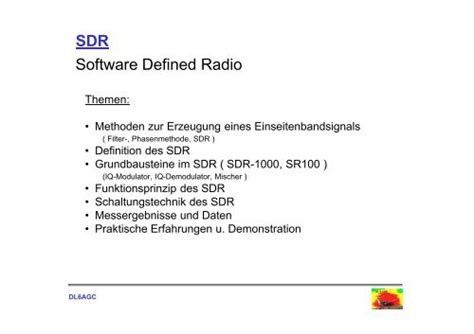 Sdr Software Defined Radio