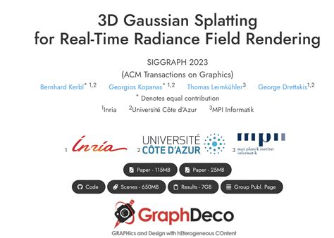 3d Gaussian Splatting：3d高斯模型可以实现高质量的实时场景渲染 梭哈 Ai