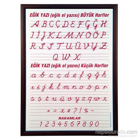 Akyazı 50x70 Eğik El Yazısı Mdf Çerçeve Fiyatı