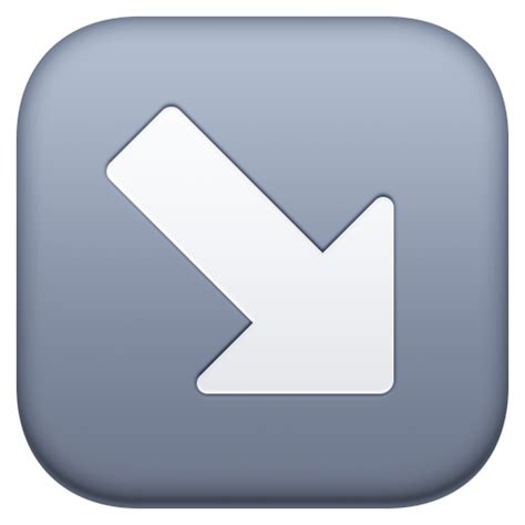 ↘️ 右下矢印 絵文字