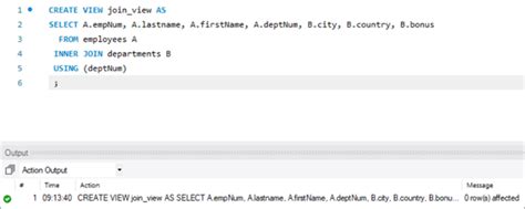 Mysql Create View Examples Minemyown