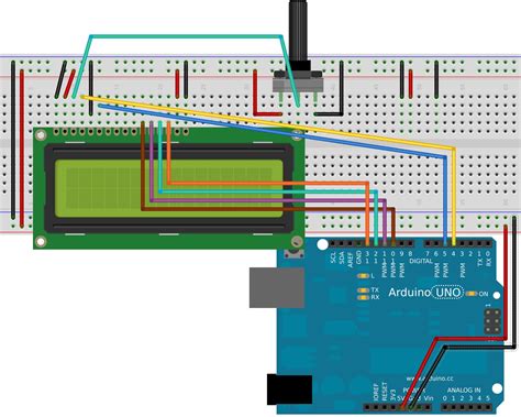 Подключение жидкокристаллического дисплея к Arduino Электронные печеньки