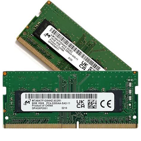 قیمت و خرید رم لپ تاپ میکرون مدل Micron Ddr4 3200mhz ظرفیت 8 گیگابایت آریارایانه