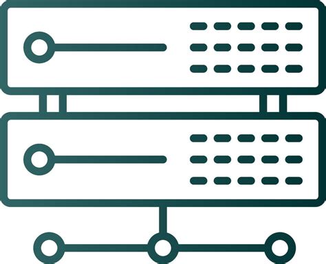 Server Line Gradient Icon 43581788 Vector Art At Vecteezy