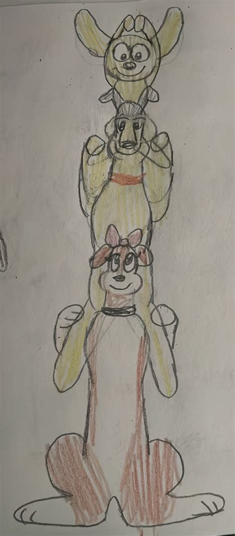 Backscratch Trios Squirt Lucky And Cookie By Powerpup97 On Deviantart
